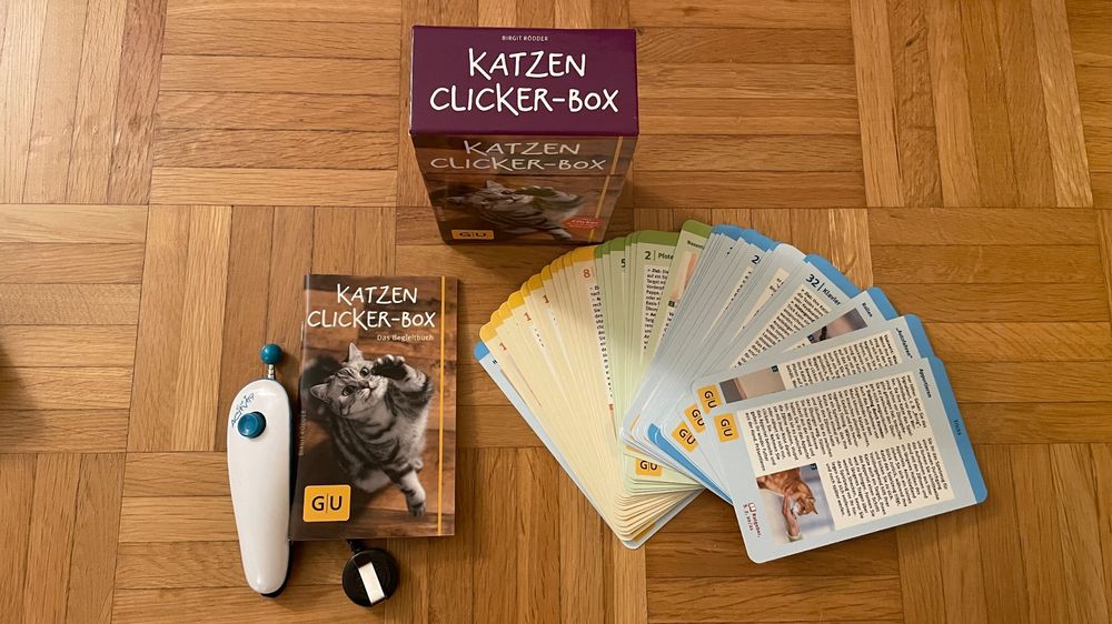 Katzen-Clicker-Box Clicker Training Katzen inkl. 2 Klicker | Kaufen auf ...