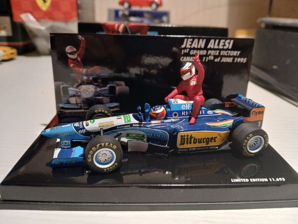 Minichamps 1:43 Benetton B195 (Alesi mit Schumacher) (Neu und ...