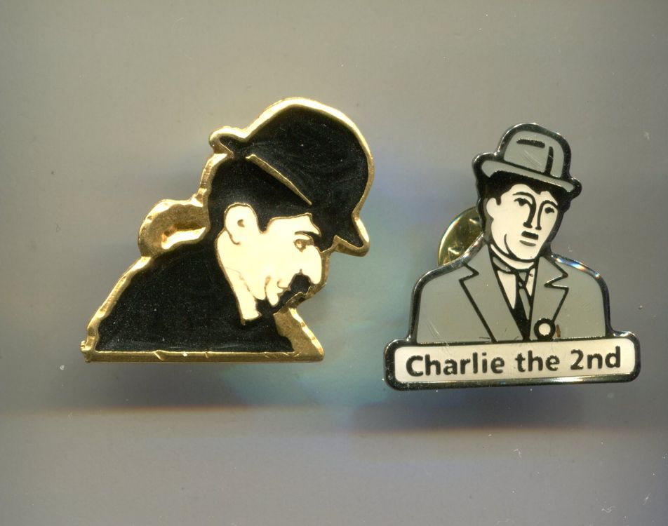 2 Pins Charlie Chaplin (Gebraucht) in Winterthur für CHF 1 – mit ...