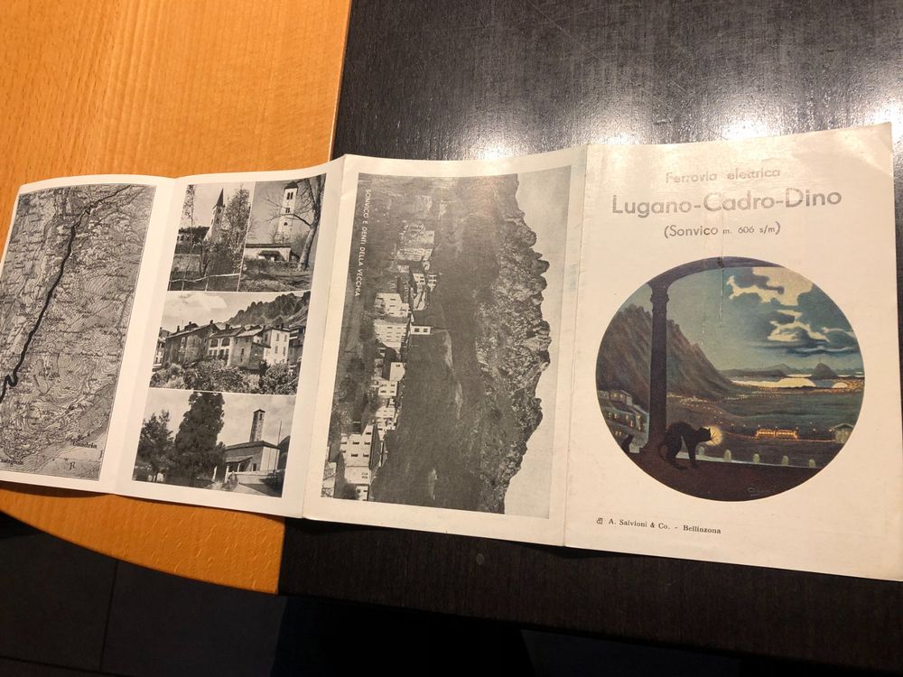 Ferrovia elettrica Lugano - Cadro - Dino (Sonvico) Prospekt (Gebraucht) in Pfäffikon ZH für CHF ...