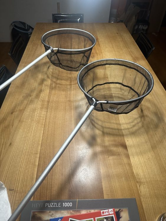 2x Kescher / Fangnetz – stabil, ideal zum Angeln oder Teich (Gebraucht ...