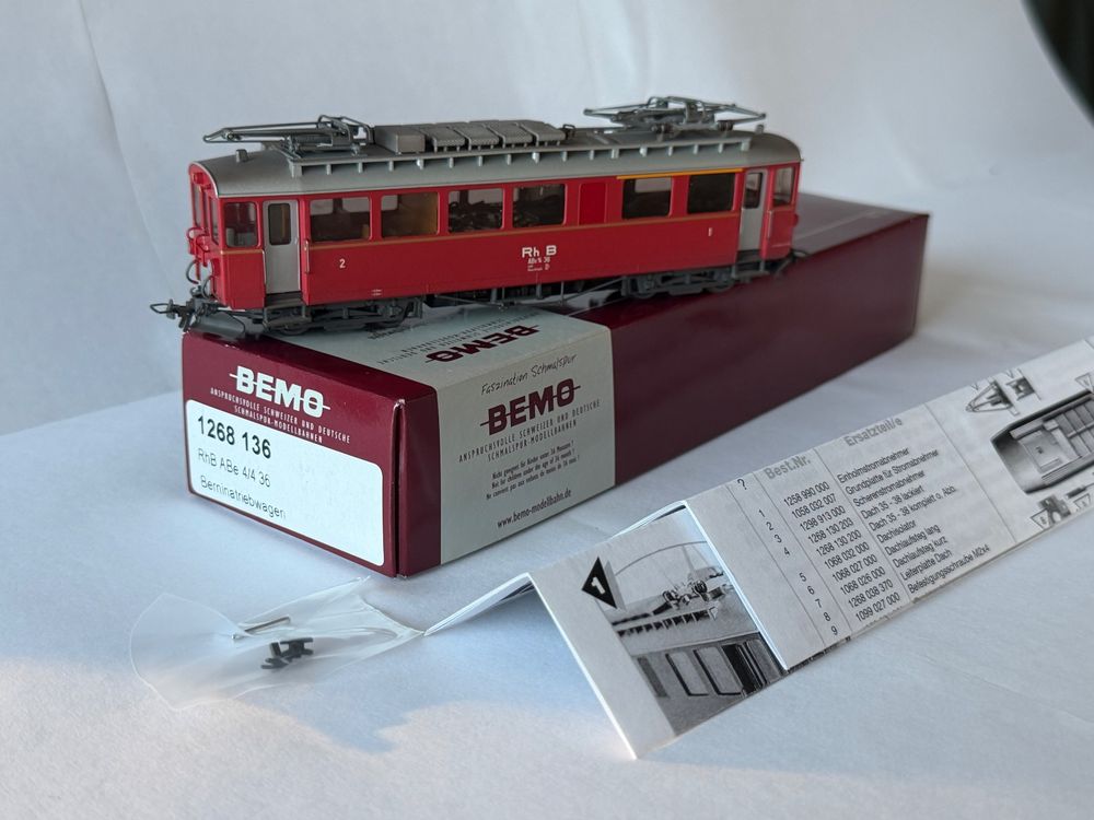 PIROVINO BEMO 1268 136 H0m: RhB ABe 4/4 36 (Neu und originalverpackt ...