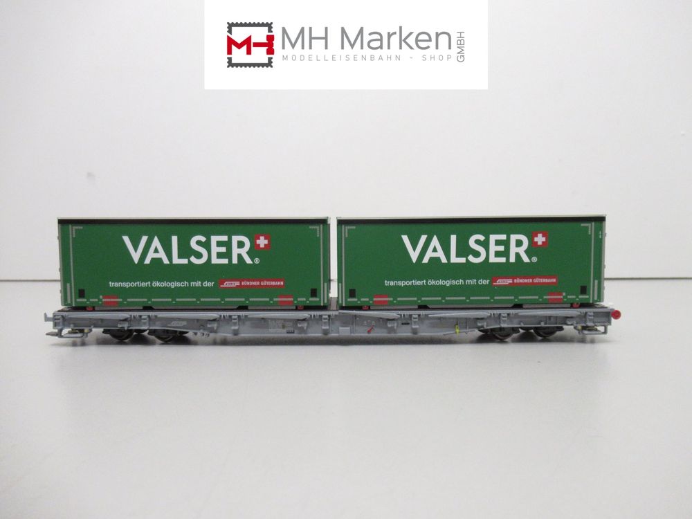 Bemo 2291 174 Containertragwagen Valser Rhätische Bahn H0m (Gebraucht ...