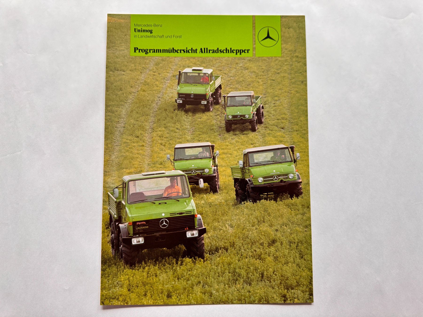 Mercedes-Benz Unimog Programm Allradschlepper Oldtimer 🚜... (Neu ...