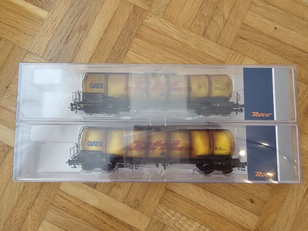 ROCO 76024 EINZELSTÜCK DHL KESSELWAGEN GEALTERT | Kaufen auf Ricardo