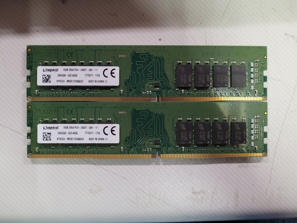 Kingston 32GB (2x16) DDR4 Ram 2400MHZ (Gebraucht) in Unterengstringen ...