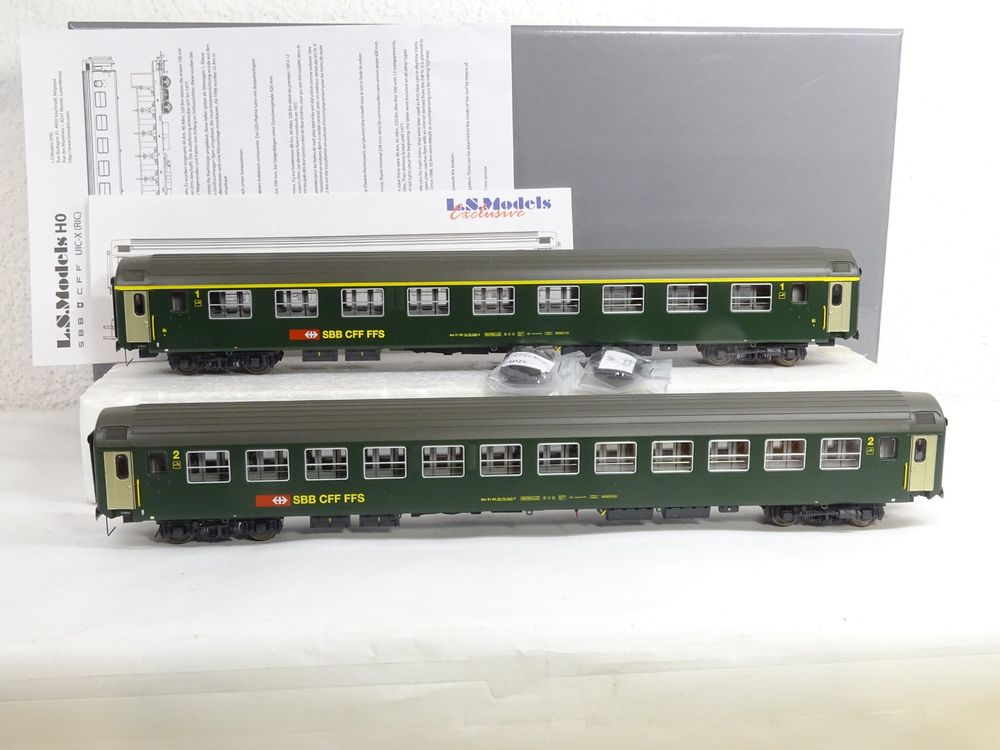 L.S. Models 47 222-1 + 47 222-2 SBB Personenwagen, H0,GS/DC | Kaufen auf Ricardo