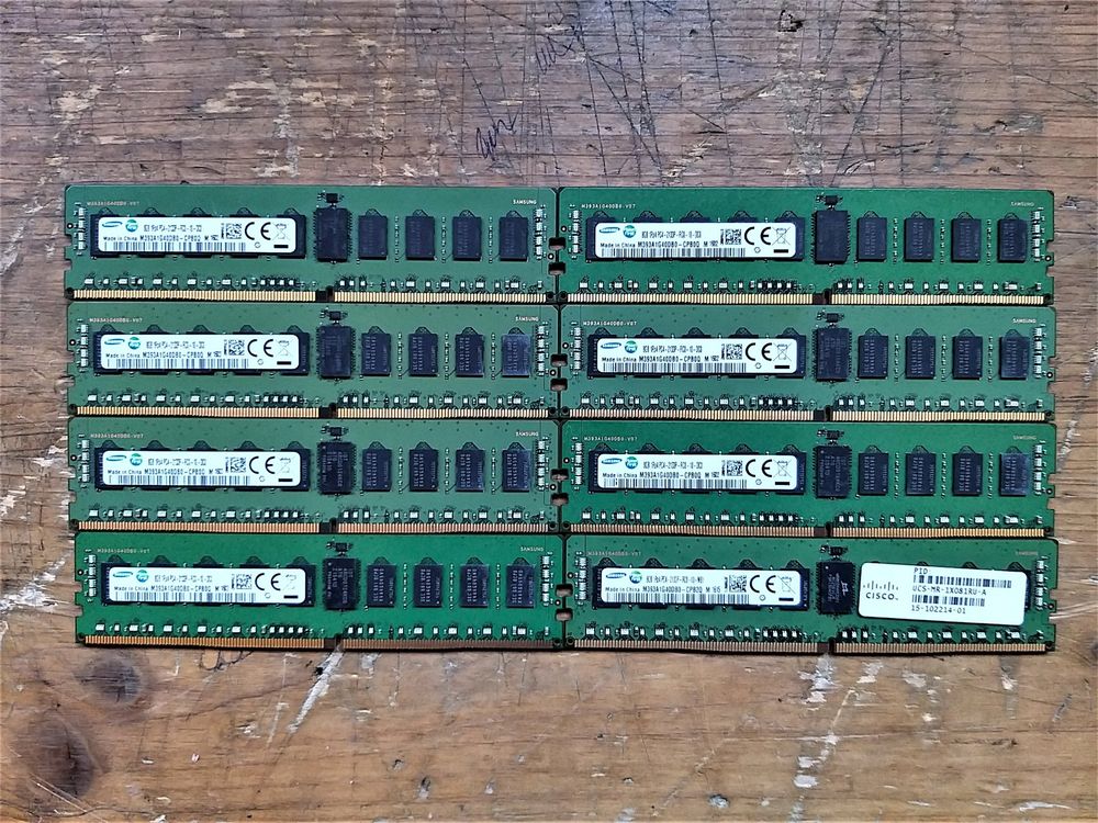 Samsung Server Ram 8GB DDR4 8stk (Gebraucht) in Chur für CHF 9.75 – mit ...