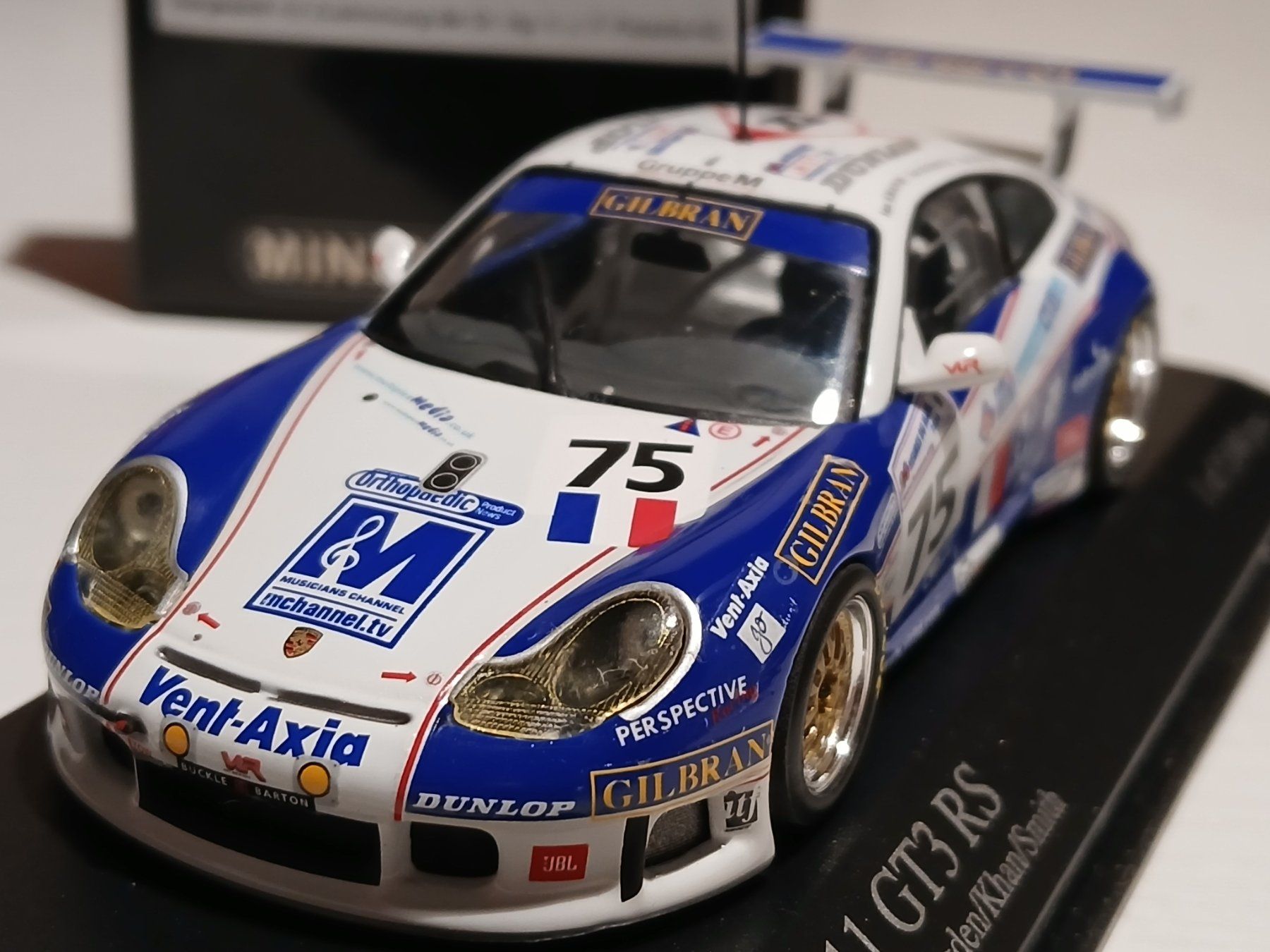 Minichamps 1:43 Porsche 911 GT3 RS Le Mans 2004 400 046975 (Neu und ...