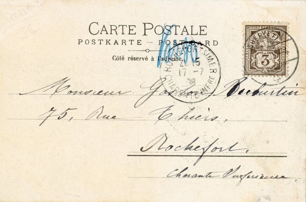 Sarnen OW mit Hôtel ADLER um 1908 (Gebraucht) in Niedergesteln für CHF ...