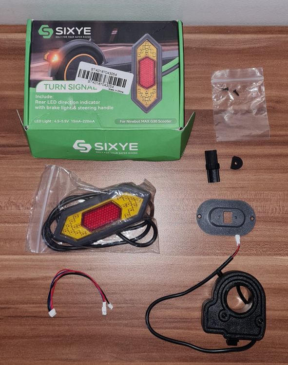 Sixye LED Blinker Set für Ninebot Max G30 Scooter | Kaufen auf Ricardo