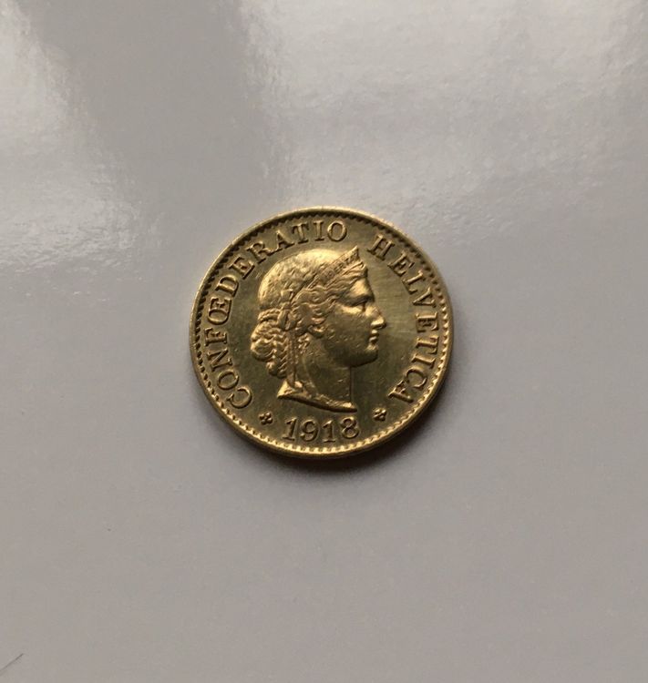 1918 5 Rappen Messing | Kaufen auf Ricardo