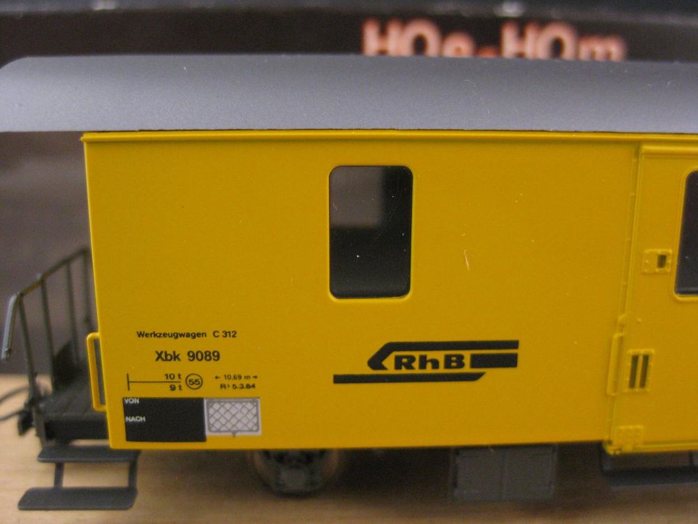 Bemo 2270 RhB Werkzeugwagen Xbk 9089 gelb, in OVP, . | Kaufen auf Ricardo