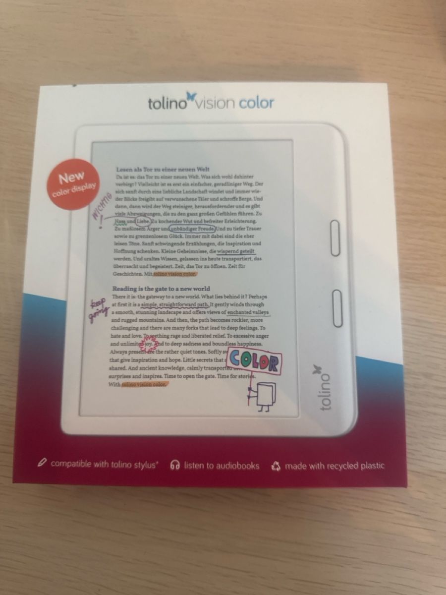 Tolino Vision Color E-Reader - Neuwertig & Top Zustand! (Neu und ...