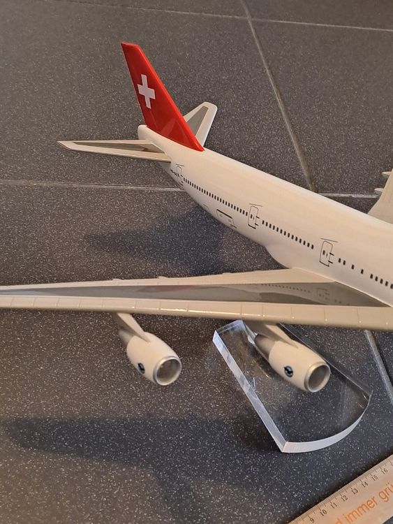 Swissair HB-IGE Modelflugzeug mit Standfuss (Gebraucht) in Zuchwil für ...