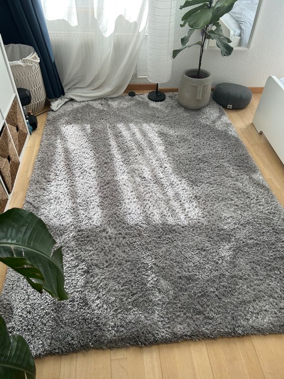 Fluffiger Grauer Teppich (Gebraucht) in Bern für CHF 30 – nur Abholung ...