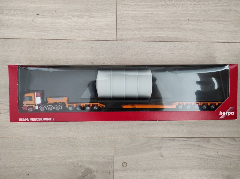 MB Titan Tieflade-Sattelzug "Bautrans" von Herpa 1/87 (Neu und ...