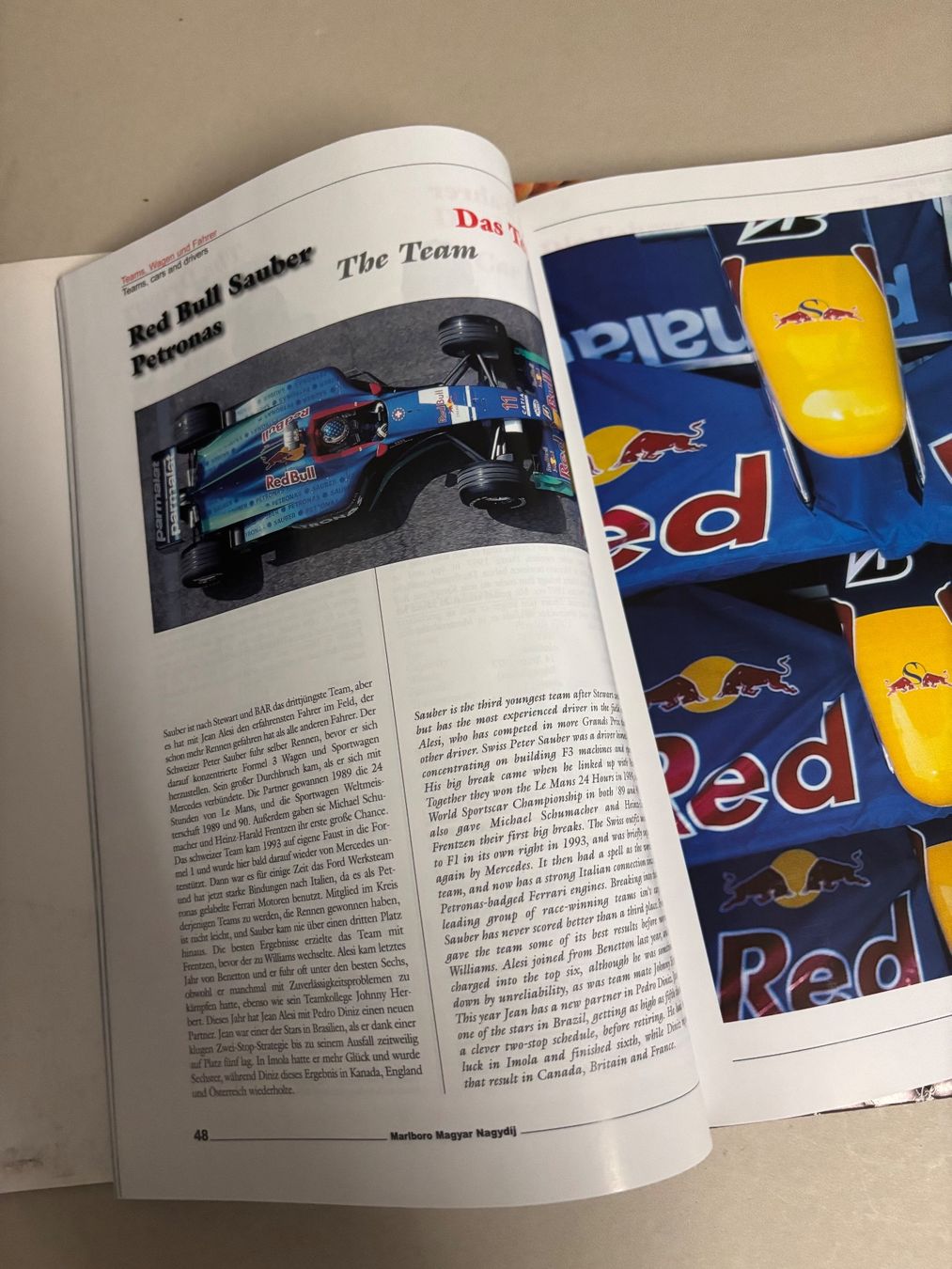 Formel 1 Programm, Marlboro Magyar Nagydij, Budapest 1999! (Gebraucht ...