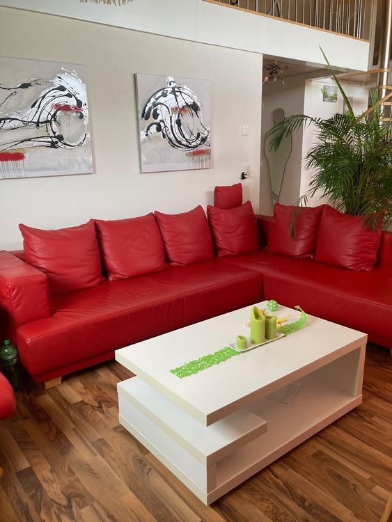 Echtleder- Wohnlandschaft | Kaufen auf Ricardo