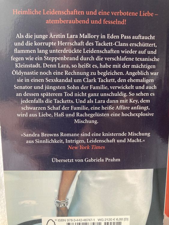 Sandra Brown: Feuer in Eden & Schwelende Feuer (Gebraucht) in Hettiswil ...
