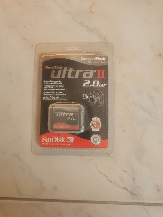 Carte mémoire CompactFlash Sandisk ultra II 2.0GB neuve (Neuf (Voir ...