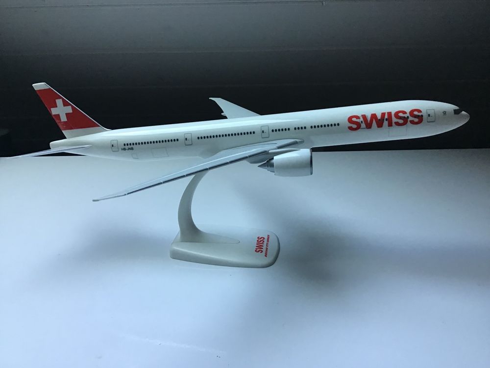 Flugzeugmodelle "EDELWEISS AIRBUS A340/SWISS BOEING 777" | Kaufen auf ...