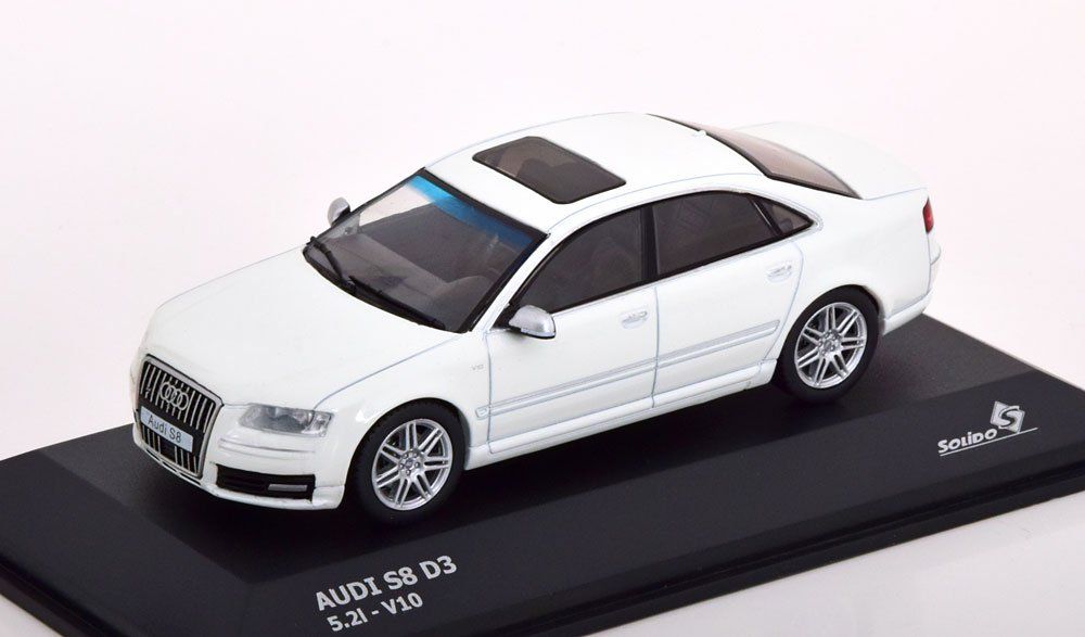 Audi S8 D3 2006-2010 weiss 1:43 von Solido | Kaufen auf Ricardo