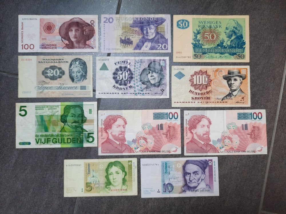 Banknoten Europa (Gebraucht) in Schaffhausen für CHF 62 – mit Lieferung ...