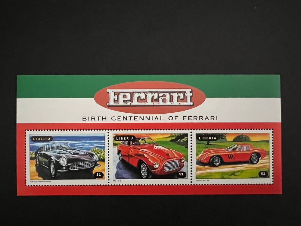 Liberia Ferrari Block ** Luxus (B795) | Kaufen auf Ricardo