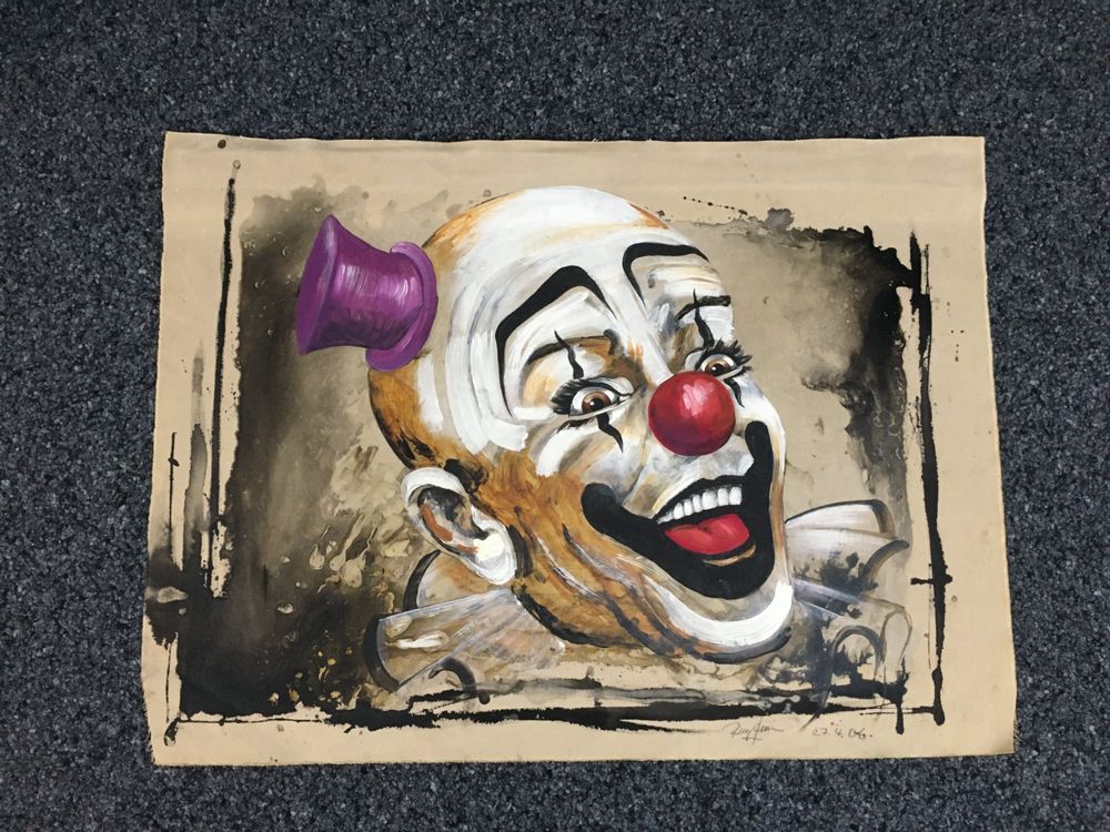 Unikat Original Bild von Rolf Knie, auf Chapiteau-Zelt (Neu (gemäss Beschreibung)) in Rotkreuz ...