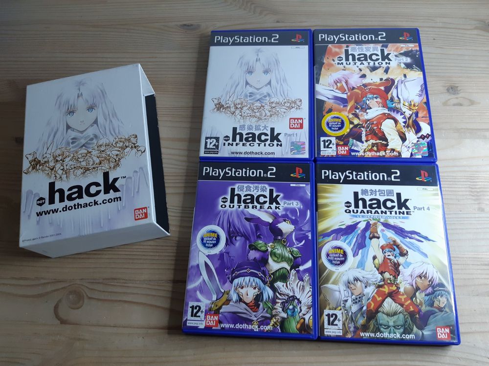 .hack Collection Part 1 - 4 Box dot complet - Français - PS2 (Gebraucht ...