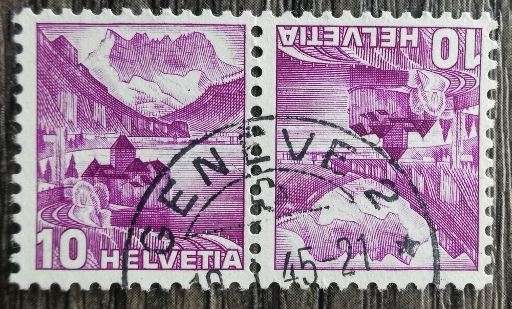 TR103 Timbre Suisse Oblitere 1945 (Gebraucht) in Cousset für CHF 0.65 – mit Lieferung auf ...