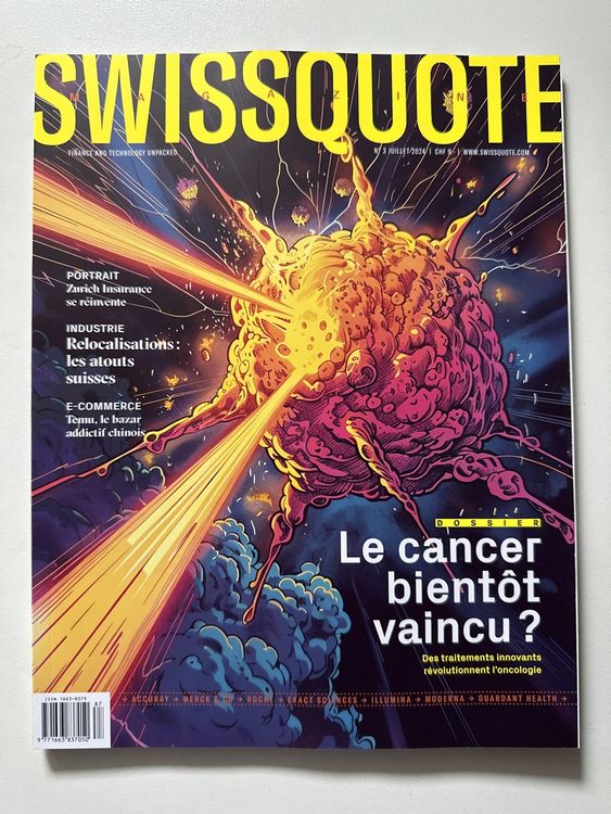 Swissquote Magazin "Krebs bald besiegt?" Ausgabe 5/2022 (Neu (gemäss ...