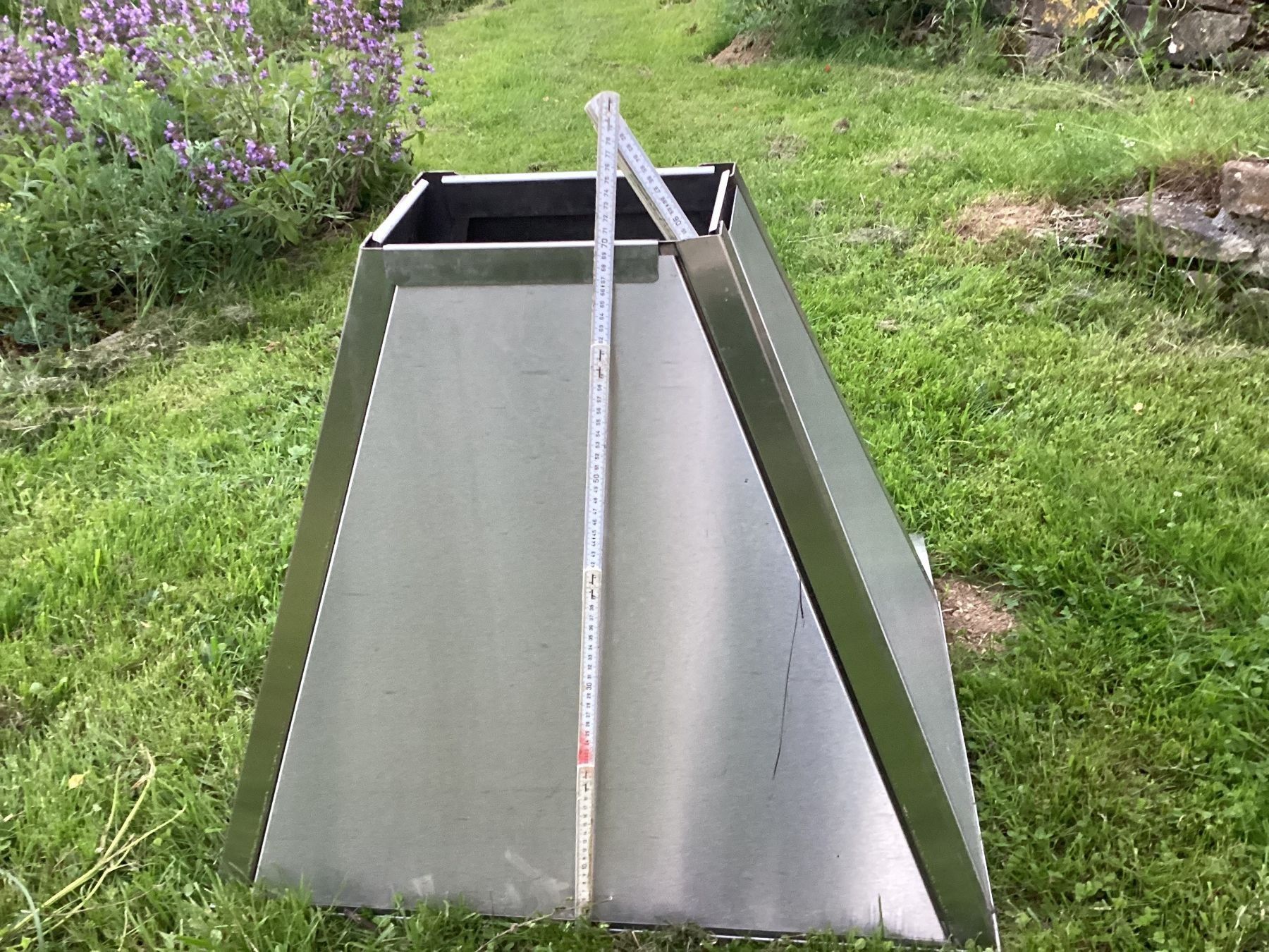 Kaminhut🤩 Inox mit Gestell sehr Robust oben verschraubt+Hut (Gebraucht ...