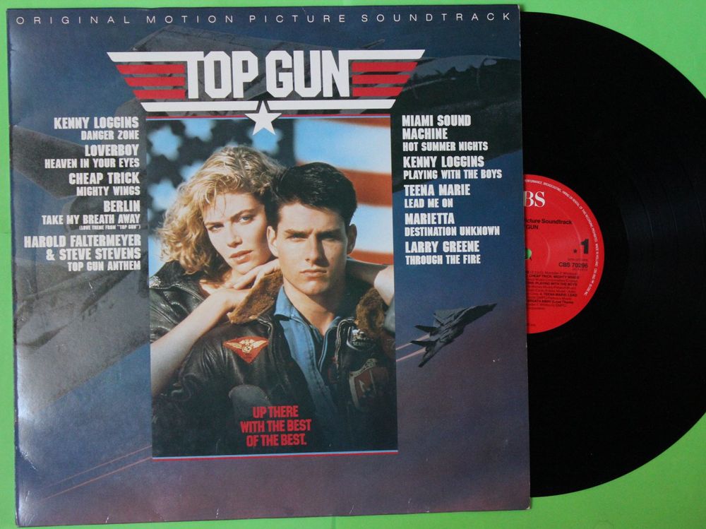 TOP GUN - DAS ORIGINAL (Soundtrack) 1986 LP VINYL! (Gebraucht) in ...
