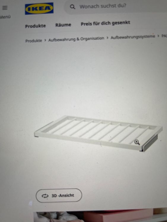 IKEA Komplement Auszug zu PAX Hosenaufhängung (Neu und originalverpackt) in Nussbaumen AG für ...