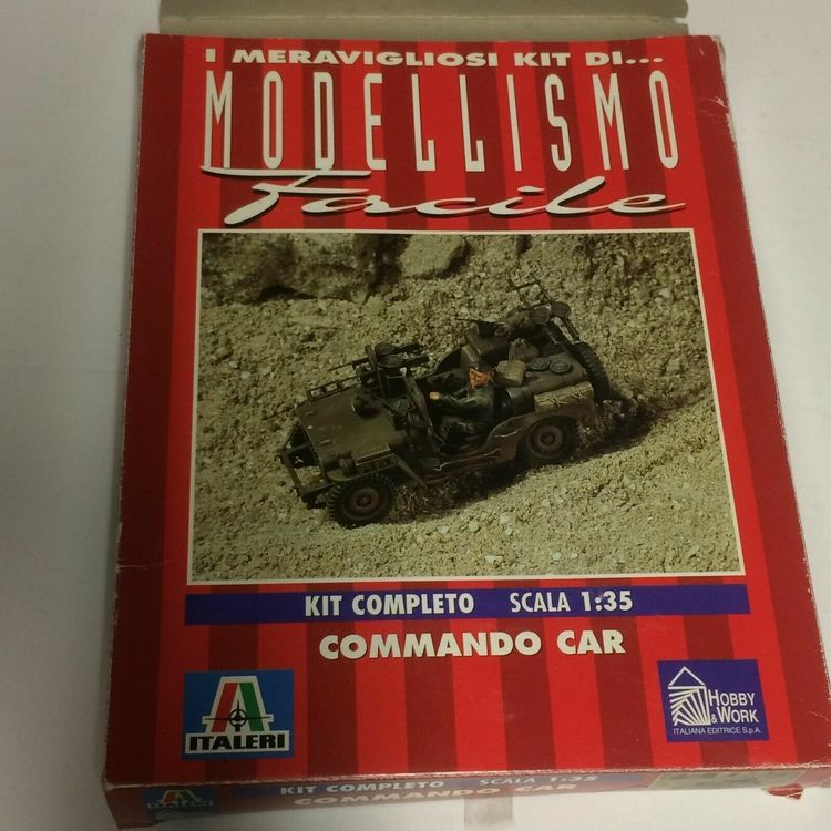 plastic model kit scale 1/ 35 ITALERI COMMANDO CAR (Neu und ...
