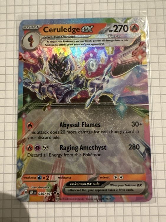 Surging Sparks Ceruledge ex (Neu (gemäss Beschreibung)) in Adligenswil ...