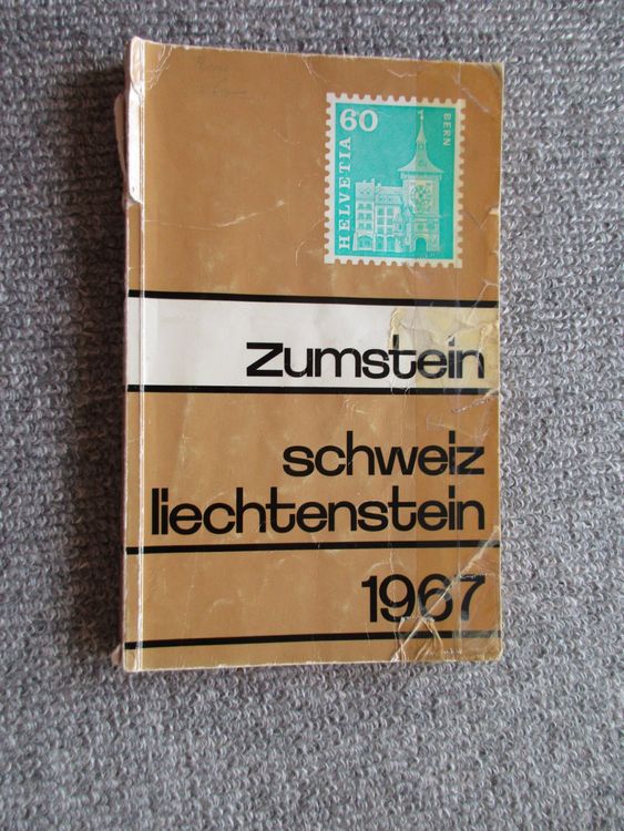 Zumstein Briefmarken-Katalog Schweiz/Liechtenstein von 1967 | Kaufen auf Ricardo
