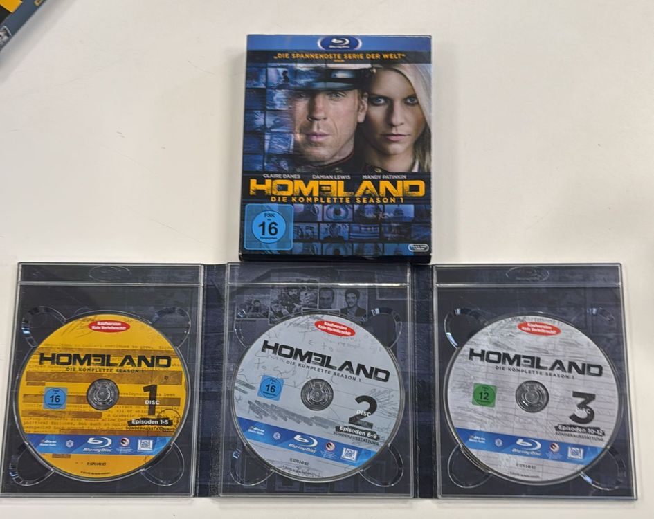 HOMELAND DIE KOMPLETTE SEASON 1 BLU-RAY | Kaufen auf Ricardo