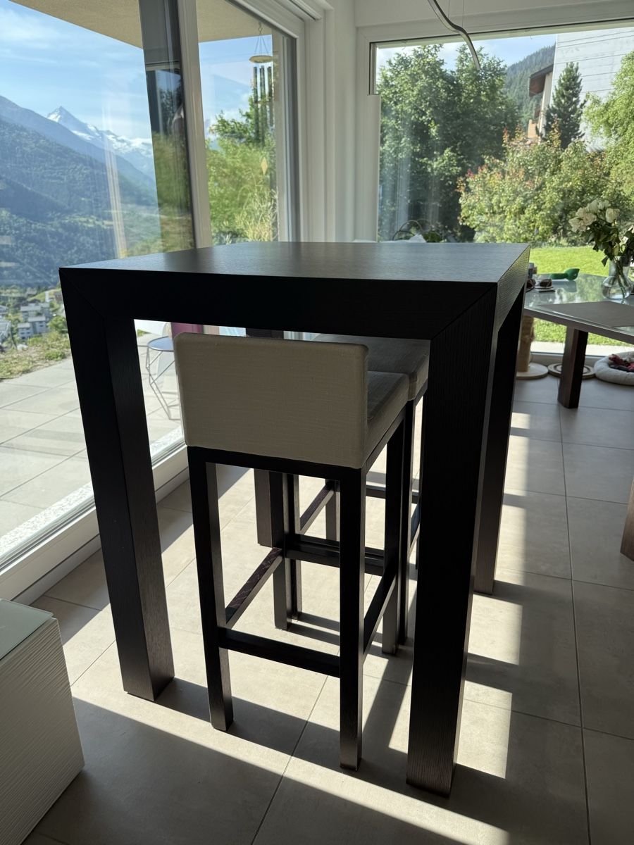 Ensemble table haute et 2 tabourets de bar design moderne 45 (Gebraucht ...