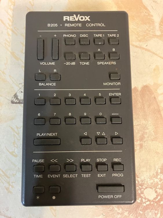 Revox b205 Fernbedienung (Gebraucht) in Zunzgen für CHF 139 – mit ...