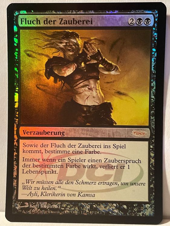 Magic The Gathering - Fluch der Zauberei (Promo) (Neu (gemäss ...