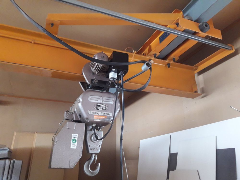 Hallenkran Deckenkran Brückenkran Kettenzug GIS 2.5 To (D'occasion) à ...