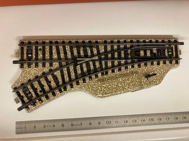 Märklin H0 M-Gleis 5122 Weiche links Handschaltung (Gebraucht) in ...