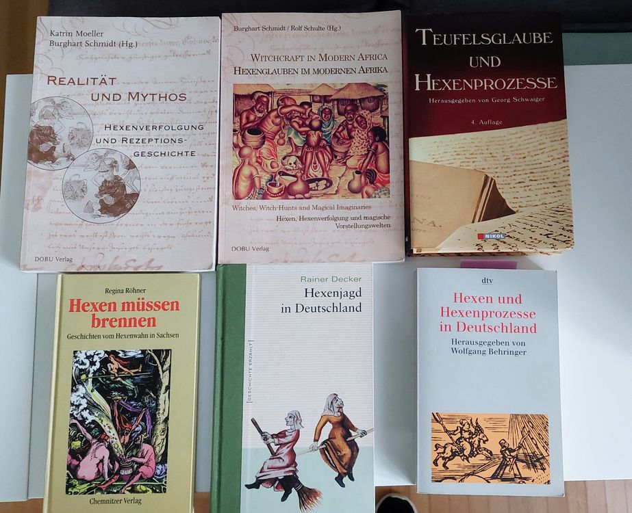 Bücherpaket Geschichte - Hexen, Hexenprozesse, Witchcraft (Gebraucht ...