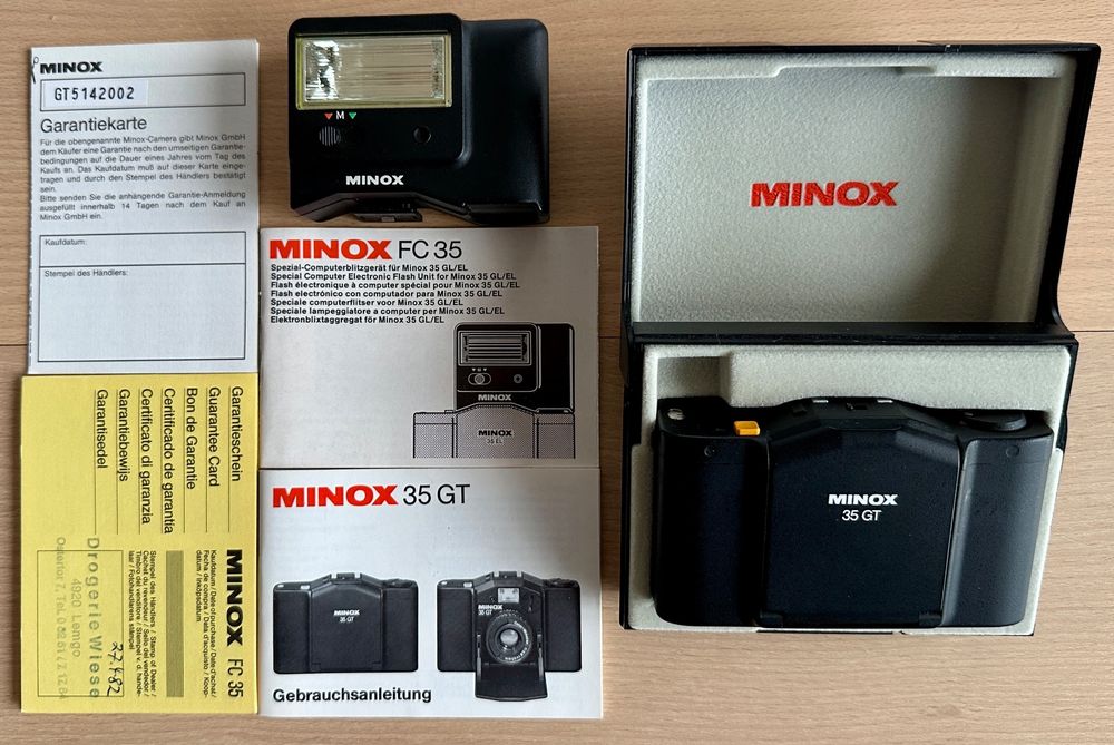 Minox 35 GT Kleinbildkamera + Blitzgerät FC 35 (Gebraucht) in ...