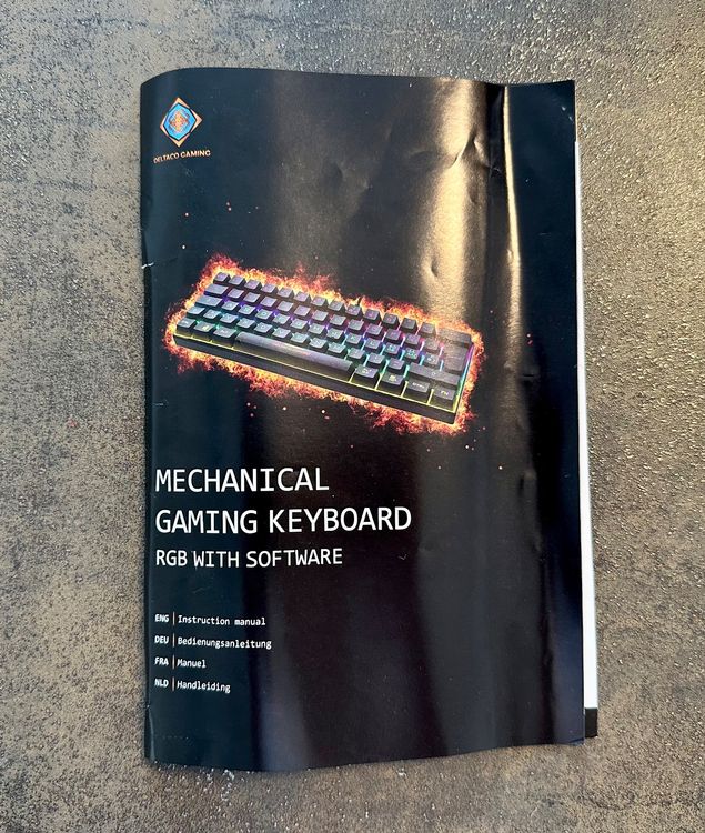 Mechanical Gaming Keyboard DELTACO GAMING 60% RGB mit Softw. (Gebraucht ...
