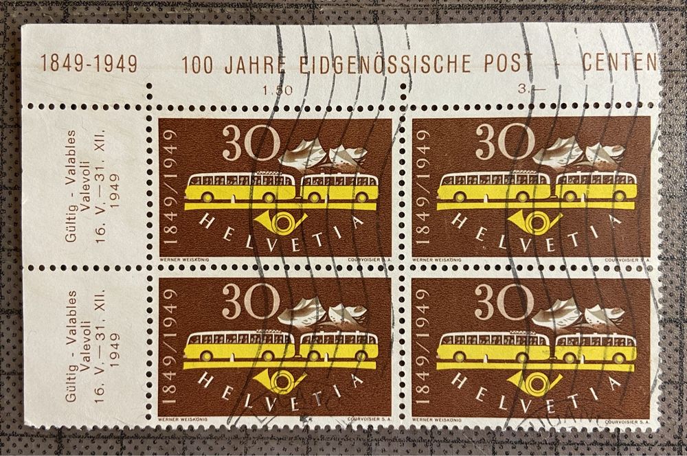 2 x 1949 Viererblock | Kaufen auf Ricardo