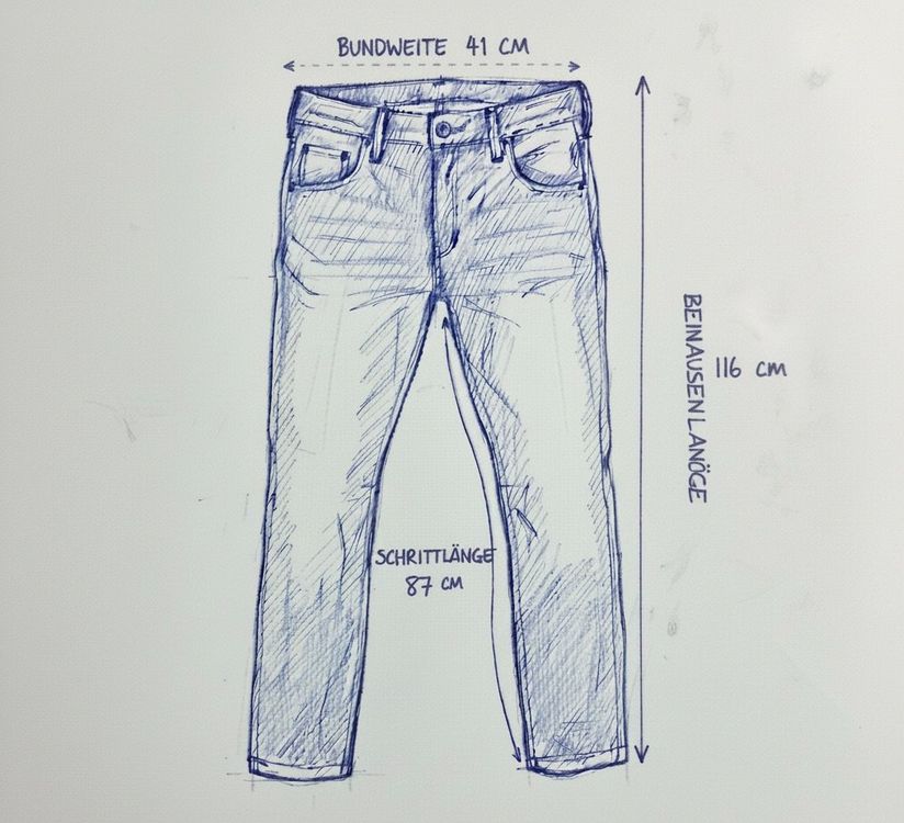 Pure Blue Japan Selvedge Denim 18oz Double Indigo (Gebraucht) in Thun ...